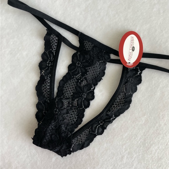 Yandy | Intimates & Sleepwear | New Black Lace Lingerie Panty | Poshmark